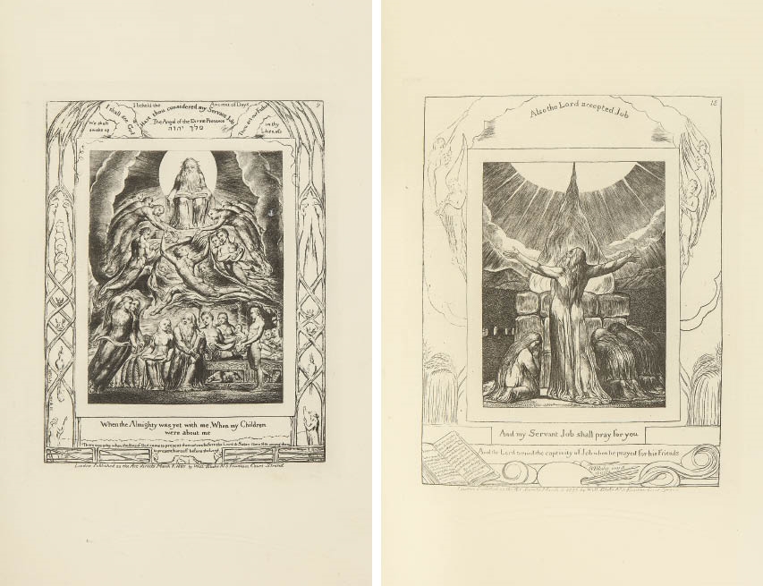 William Blake | Illustration for the Book of Job | MutualArt