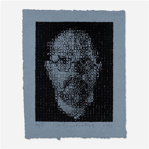Chuck Close | Self-Portrait #2 (1999) | MutualArt