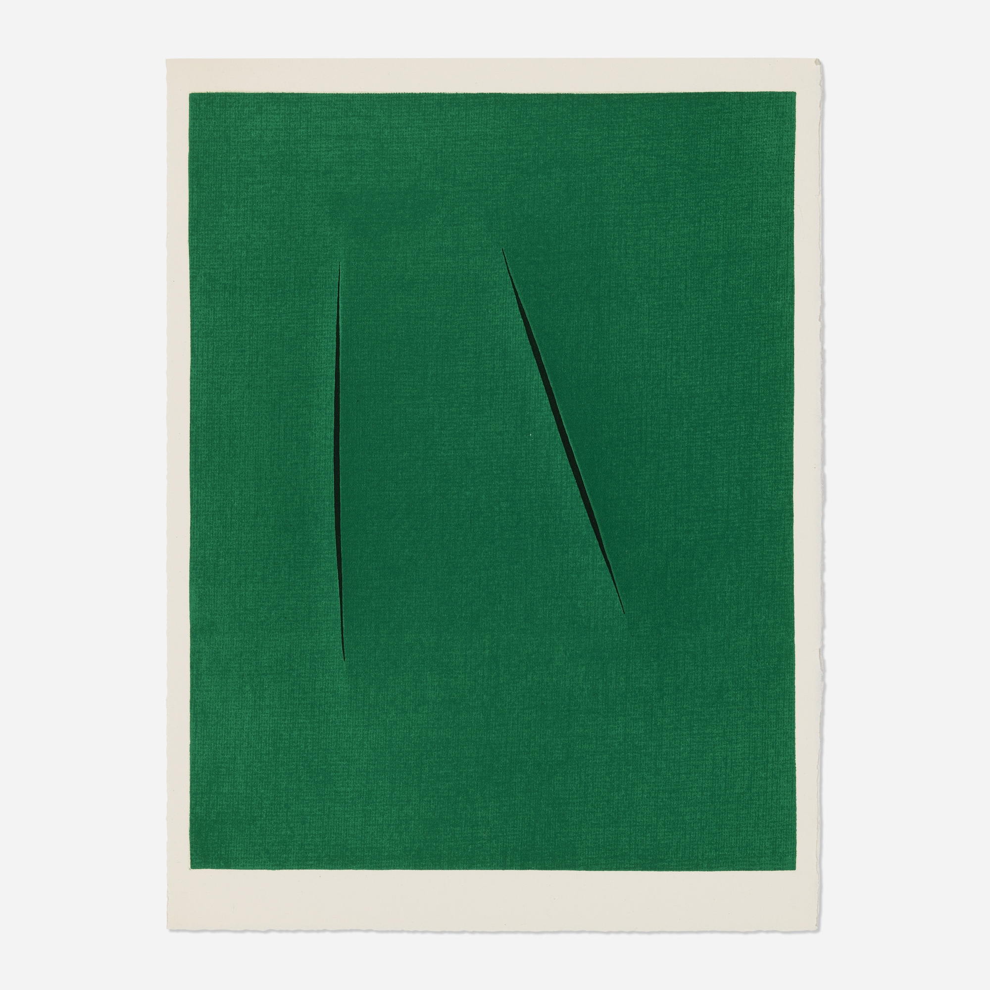 Lucio Fontana | Concetto spaziale (1954) | MutualArt