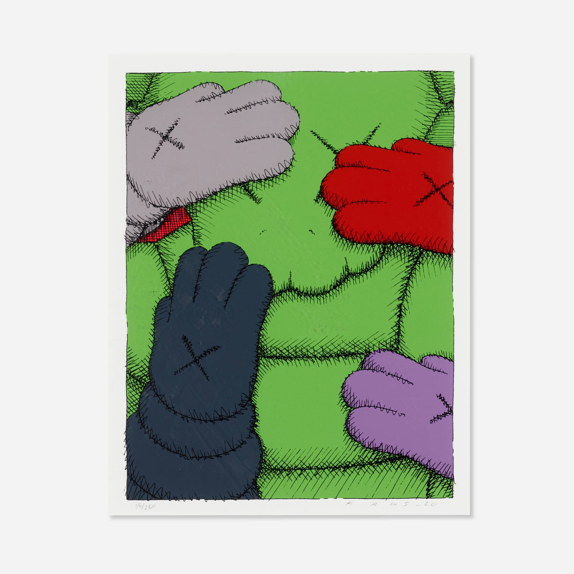 KAWS | Untitled (from the Urge portfolio) (2020) | MutualArt