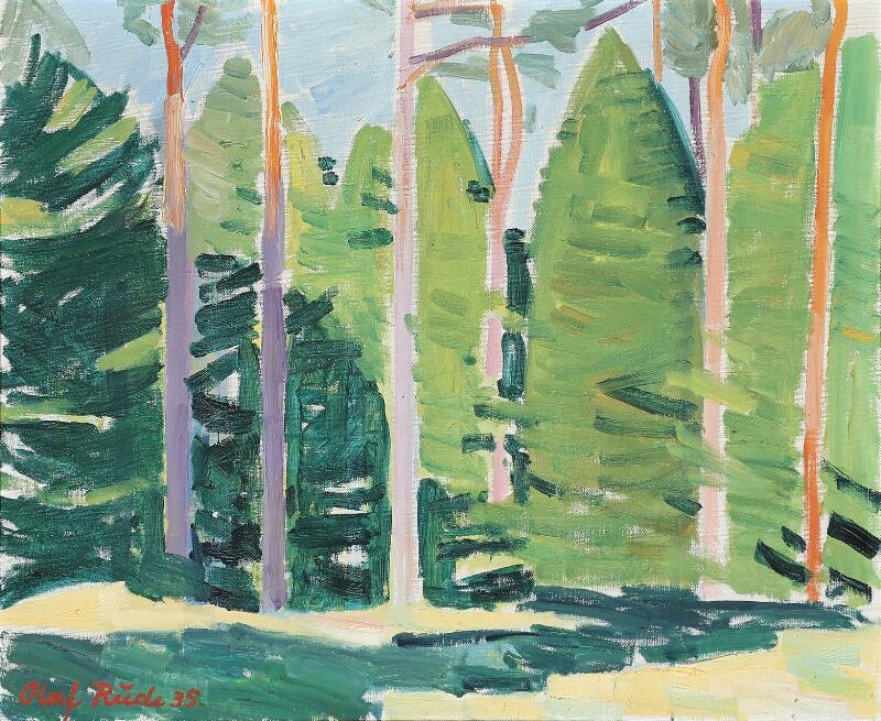Olaf Rude | Forrest scenery | MutualArt
