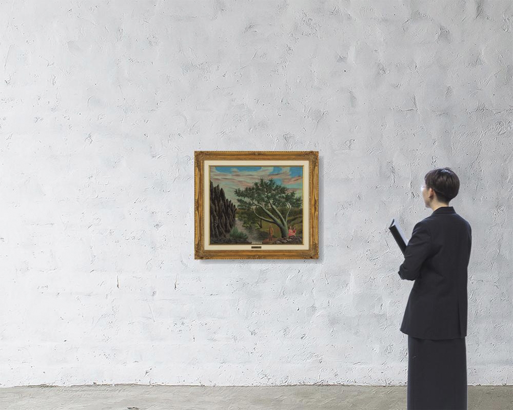 August André Bauchant | Le pecheur (1932) | MutualArt