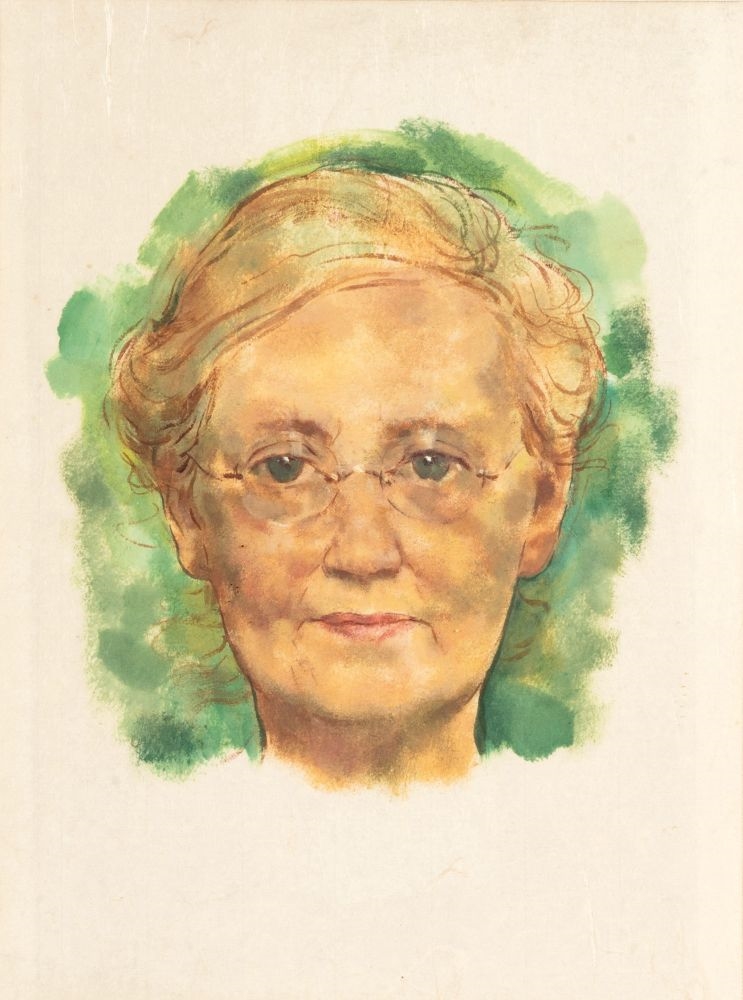 Lotte Laserstein | Meta Laserstein, the Artist's Mother (1939) | MutualArt