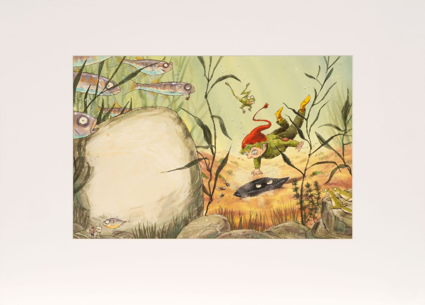 Daniel Napp | Three Watercolours: The Little Water Sprite (2013 ...