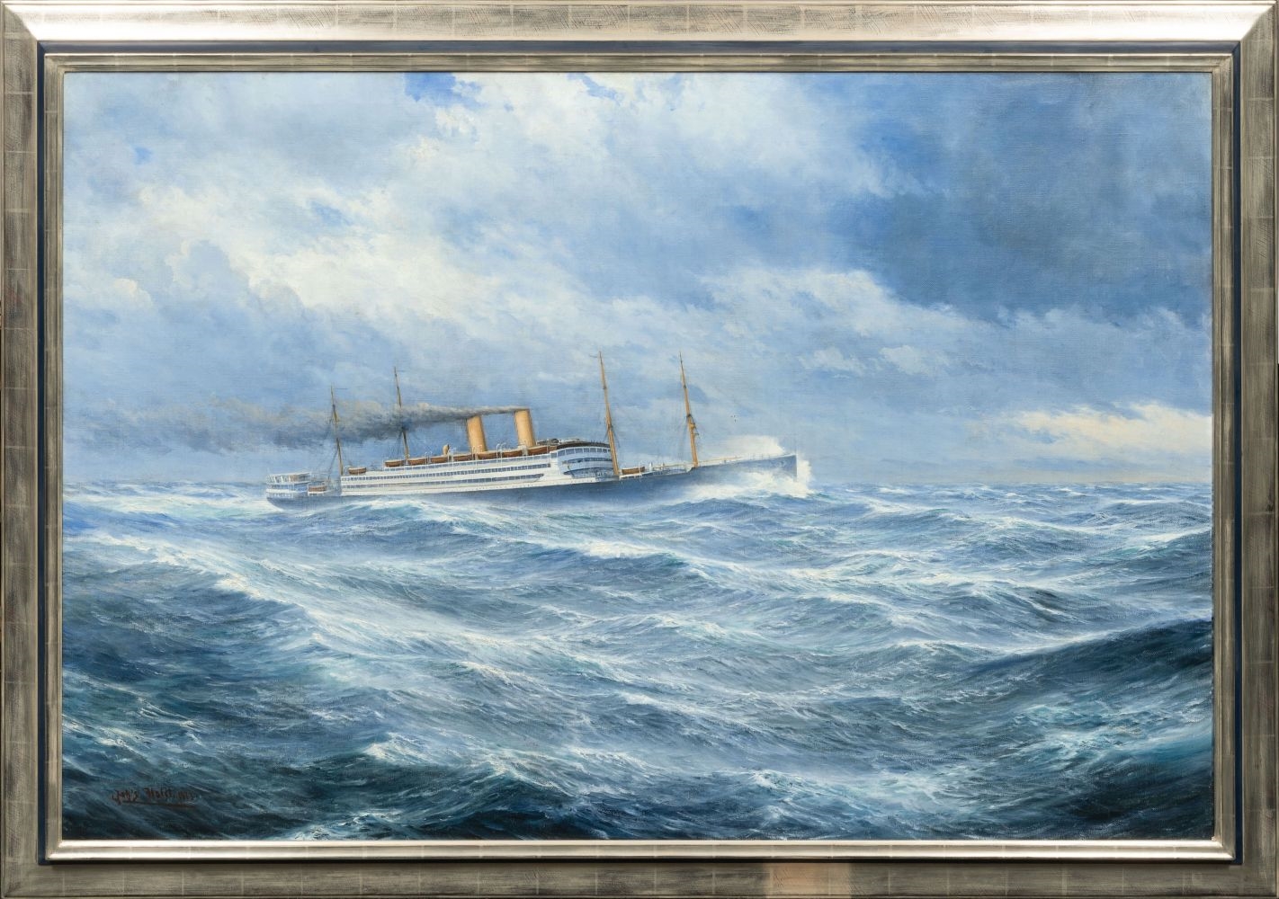 Johannes Holst | The Kaiserin Auguste Victoria (1913) | MutualArt