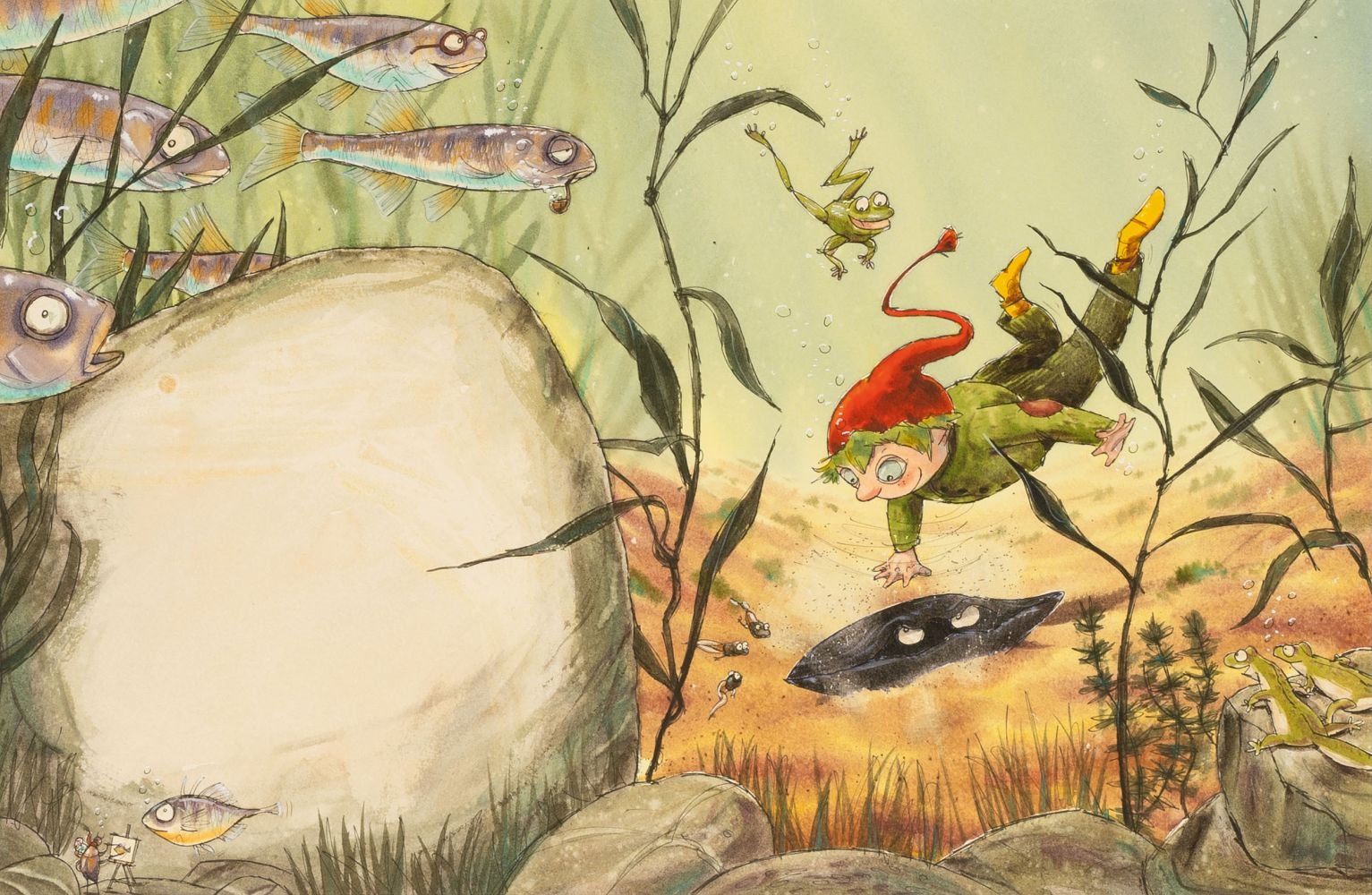 Daniel Napp | Three Watercolours: The Little Water Sprite (2013 ...