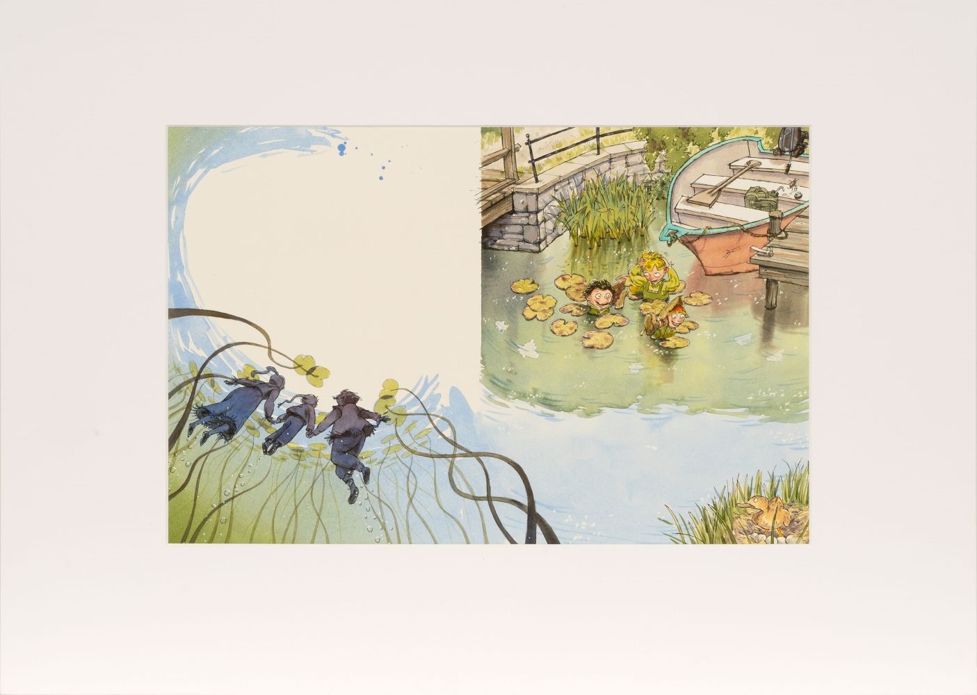 Daniel Napp | Three Watercolours: The Little Water Sprite (2013 ...