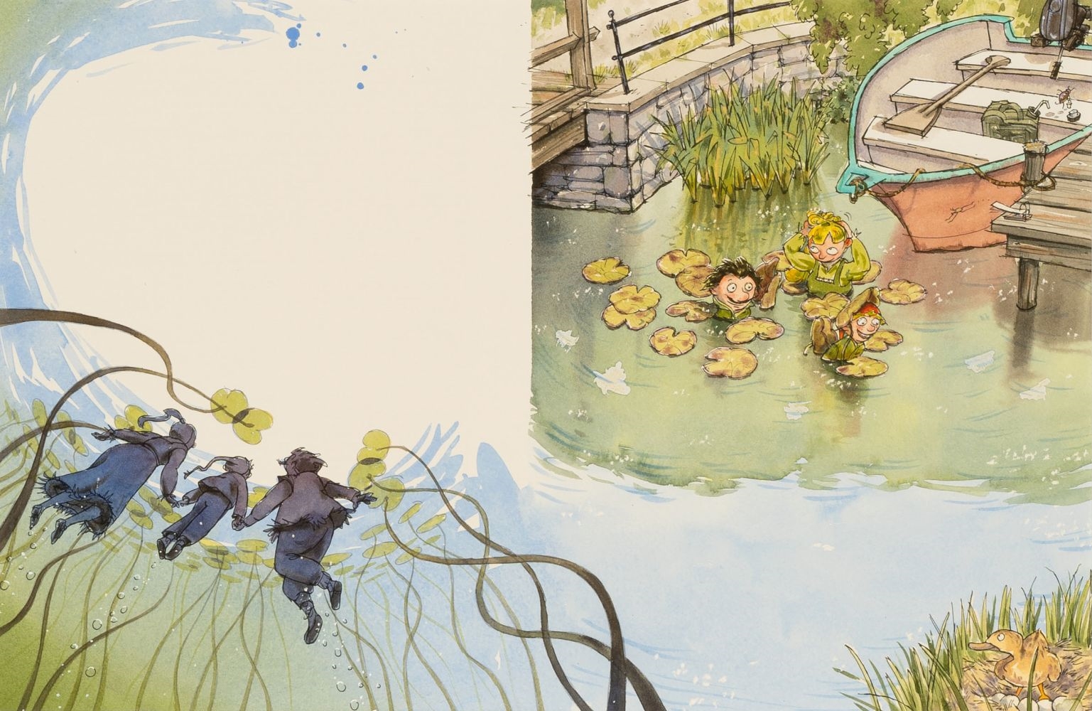 Daniel Napp | Three Watercolours: The Little Water Sprite (2013 ...