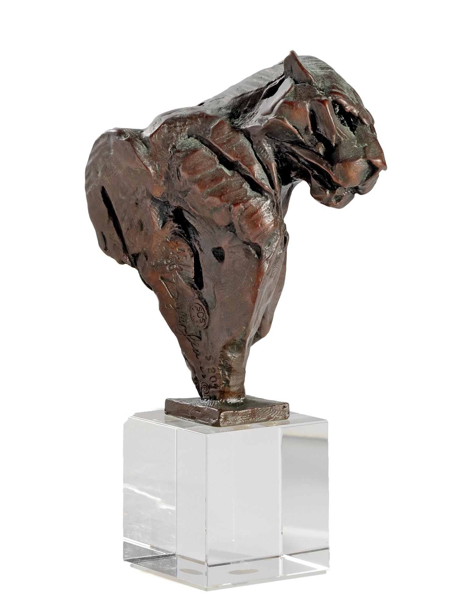 Dylan Lewis | LEOPARD BUST VIII MAQUETTE | MutualArt