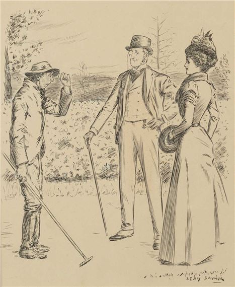 Lewis Christopher Edward Baumer | Four pen & ink cartoons (Early 20th ...