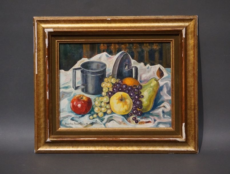 Jacqueline Bourdillon | Nature morte aux fruits (1979) | MutualArt