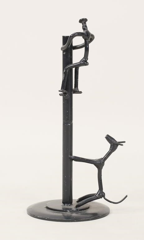 John Folk | 5 John Folk Metal Folk Art Sculptures | MutualArt