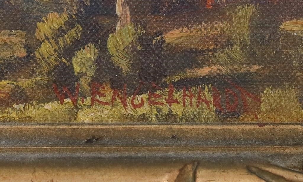 Walter Albert Engelhardt | Walter Engelhardt 2 Western Oils on Board ...