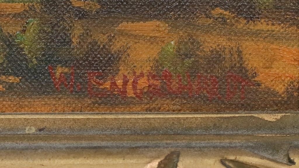 Walter Albert Engelhardt | Walter Engelhardt 2 Western Oils on Board ...