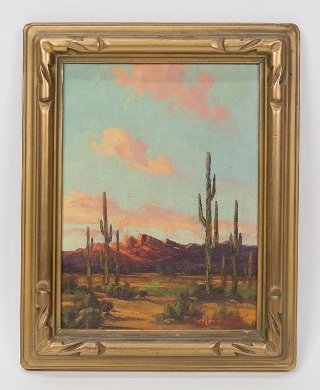 Walter Albert Engelhardt | Walter Engelhardt 2 Western Oils on Board ...