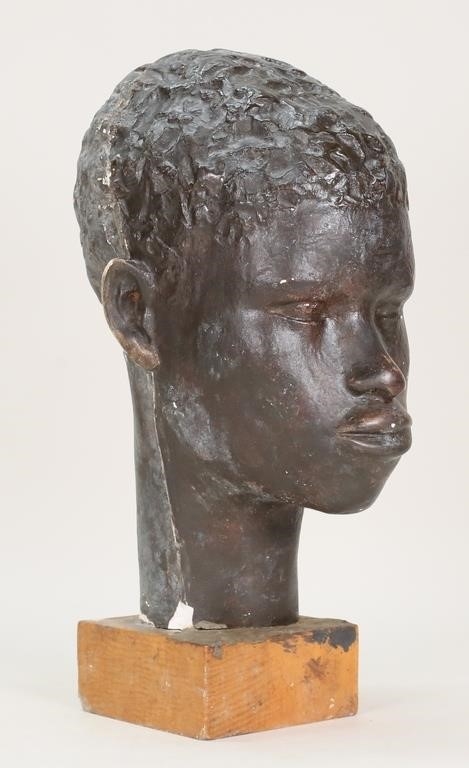 Jason Seley | Jason Seley Plaster Head Sculpture (1946) | MutualArt