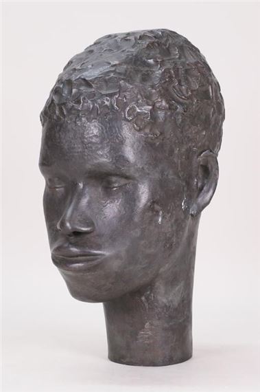 Jason Seley | Jason Seley Bronze Head Sculpture (1946) | MutualArt