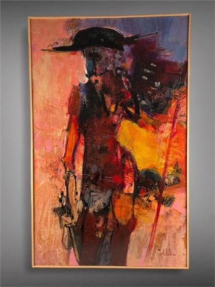 Joël Dabin | Joël DABIN (1933-2003) Torero Huile sur toile,... - Lot 84 ...