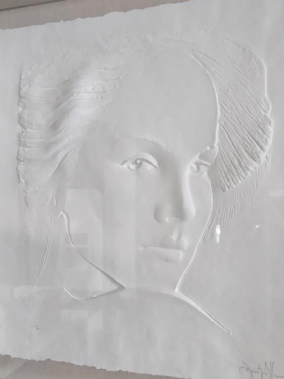 Frank Gallo | Frank Gallo Embossed Cast Paper Sculpture in | MutualArt