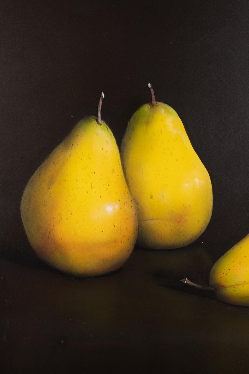 Tom Seghi | TOM SEGHI '4YP (STILL LIFE W/PEARS)' ACRYLIC 2001 (2001 ...