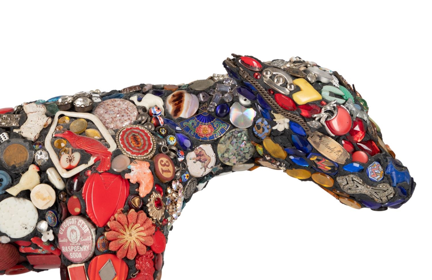 Mary Engel | MARY ENGEL CROUCHING DOG FOUND OBJECTS SCULPTURE | MutualArt