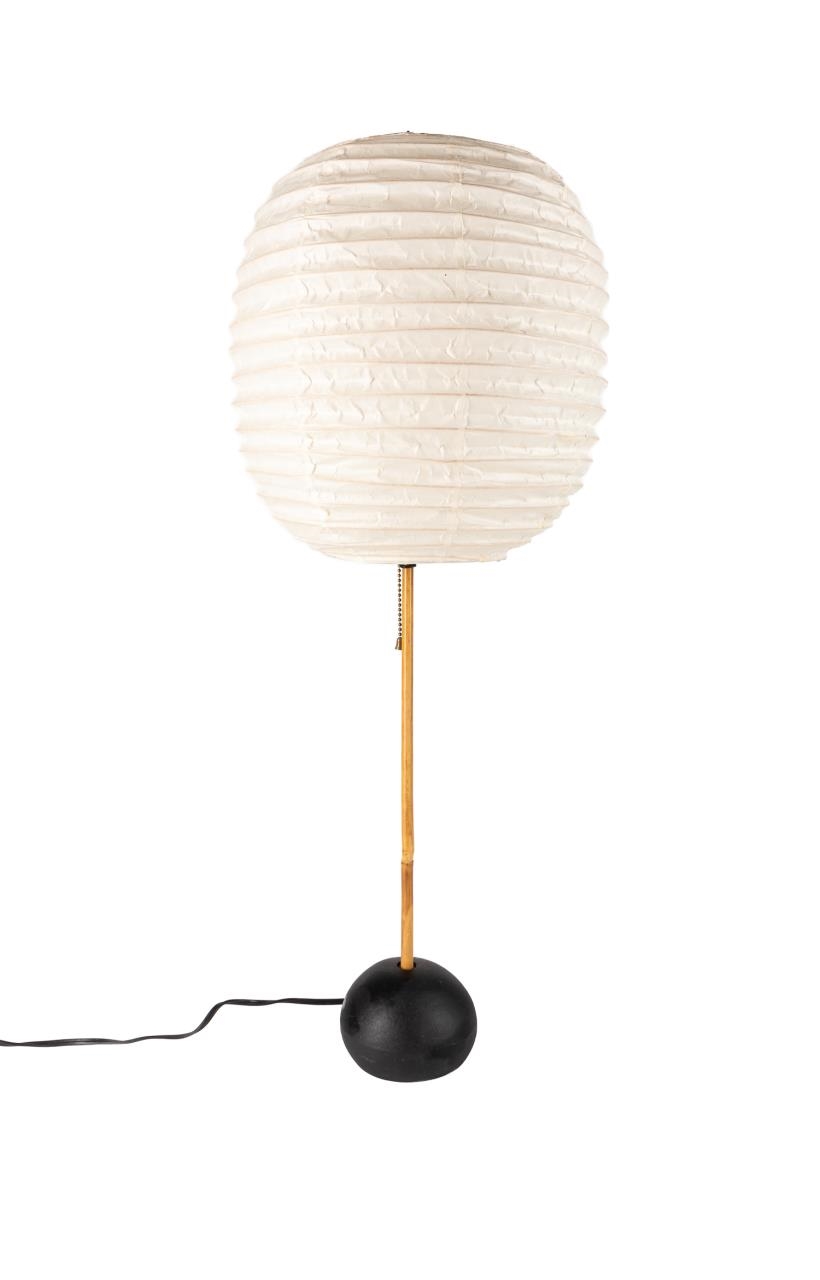 Isamu Noguchi | ISAMU NOGUCHI AKARI TABLE LAMP WITH SIGNED SHADE (Circa ...