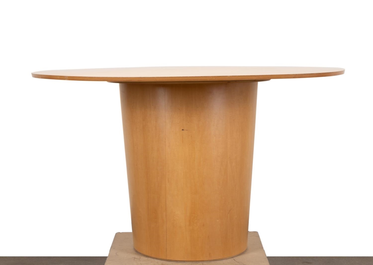 Maya Lin | MAYA LIN FOR KNOLL STUDIO ROUND BIRCH DINING TABLE (Circa ...