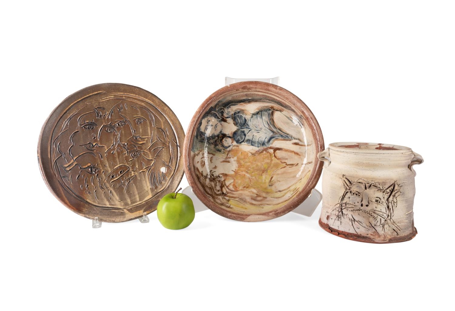 Ron Meyers | 3PCS RON MEYERS STUDIO ART POTTERY PIECES | MutualArt