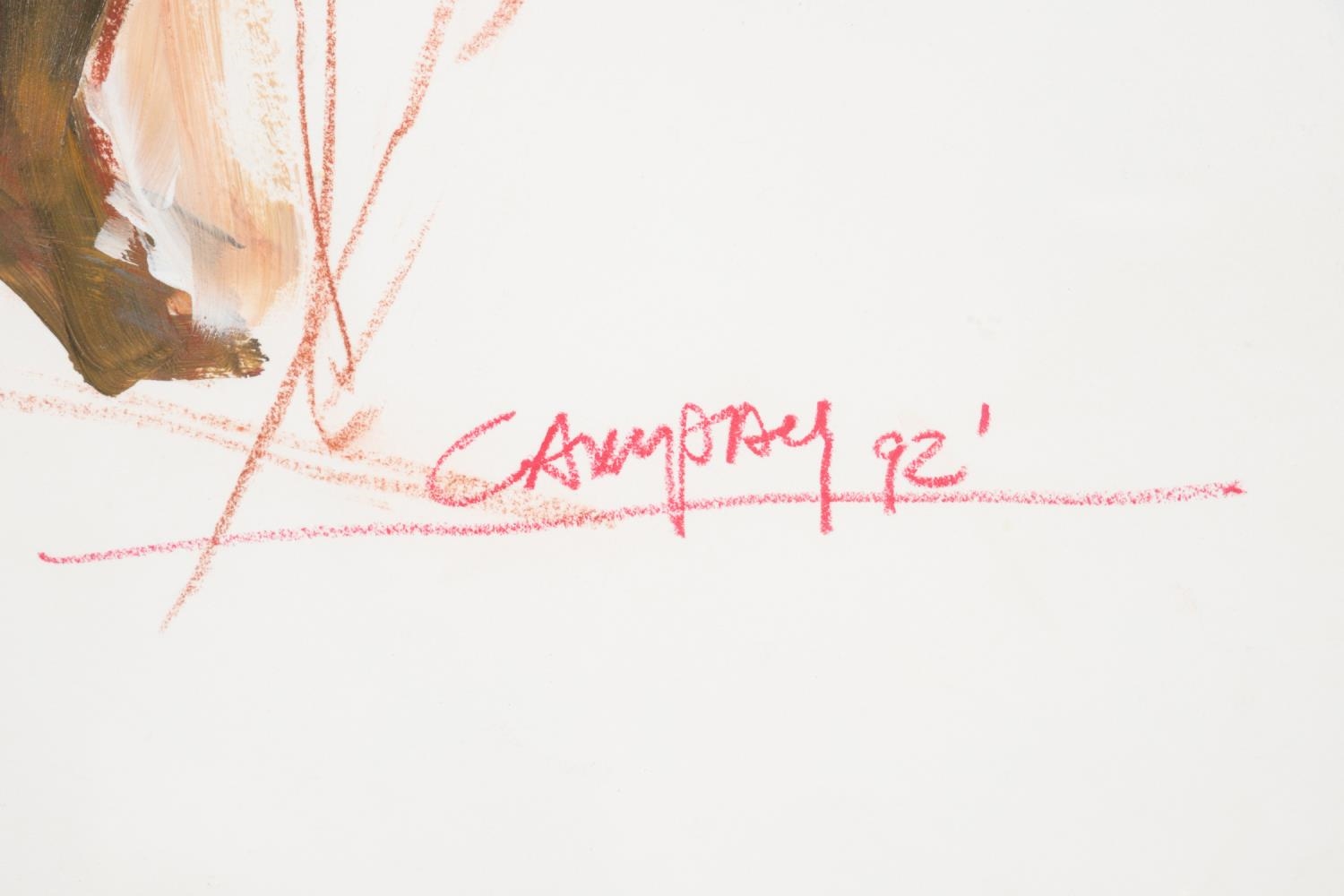 Dennis Campay | DENNIS CAMPAY, PUTTO / CHERUB OIL PASTEL, 1992 (1992 ...