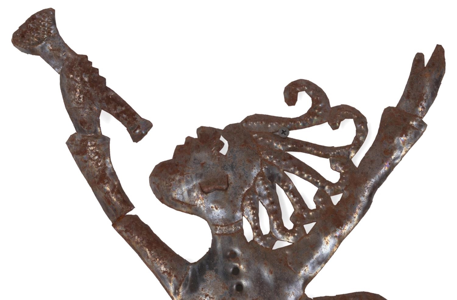 Julio Bala | JULIO BALAN HAITIAN CUT STEEL OIL DRUM ANGEL (20th Century ...