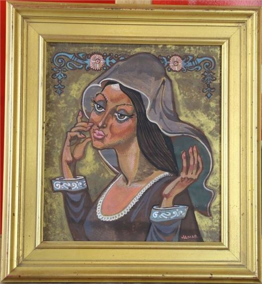 Jamar Michel | Portrait of a woman (1911) | MutualArt