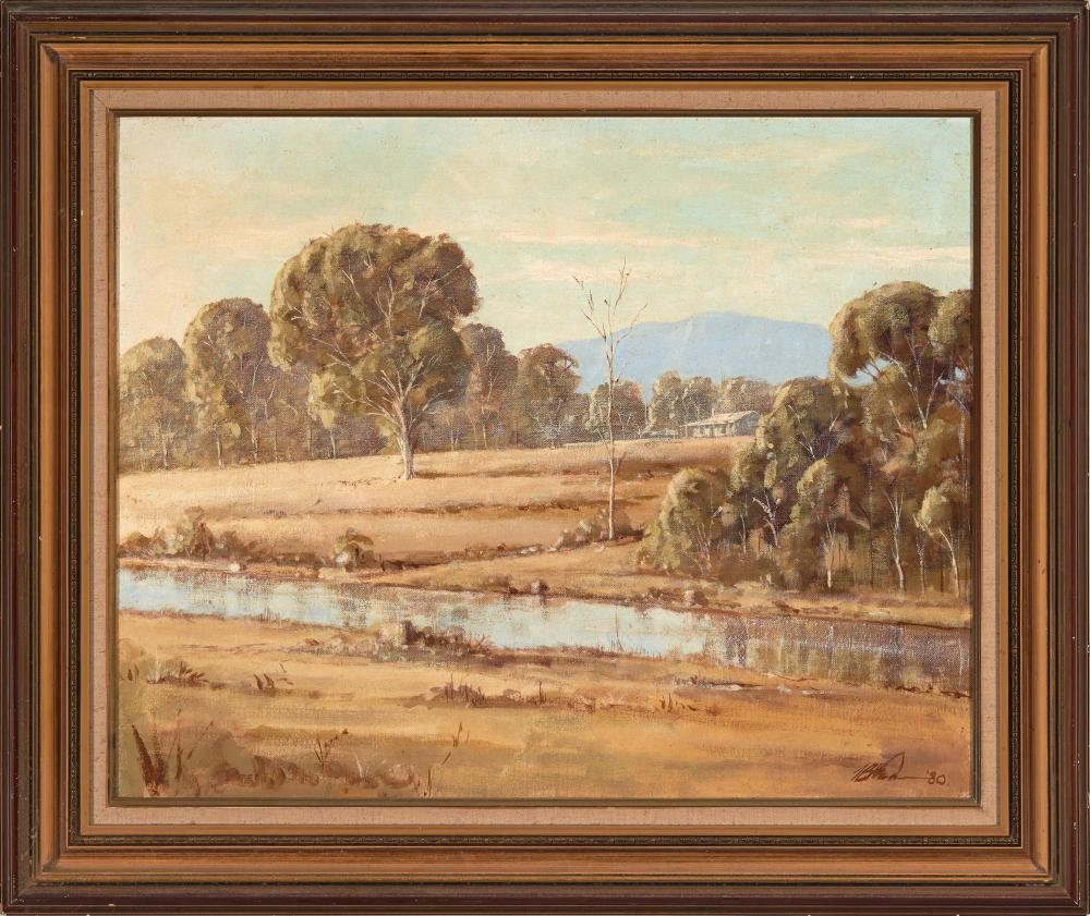 John Barry Haslam | Hunter Valley Landscape, 1980 (1980) | MutualArt