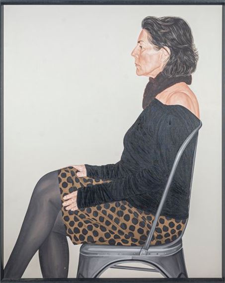 Anthony Verot | Portrait of Martine Devarrieux seated (2008) | MutualArt