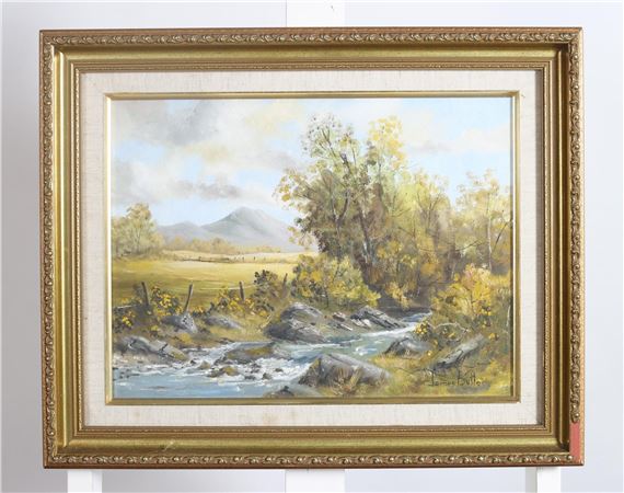 James Butler | Mountain Riverscape | MutualArt