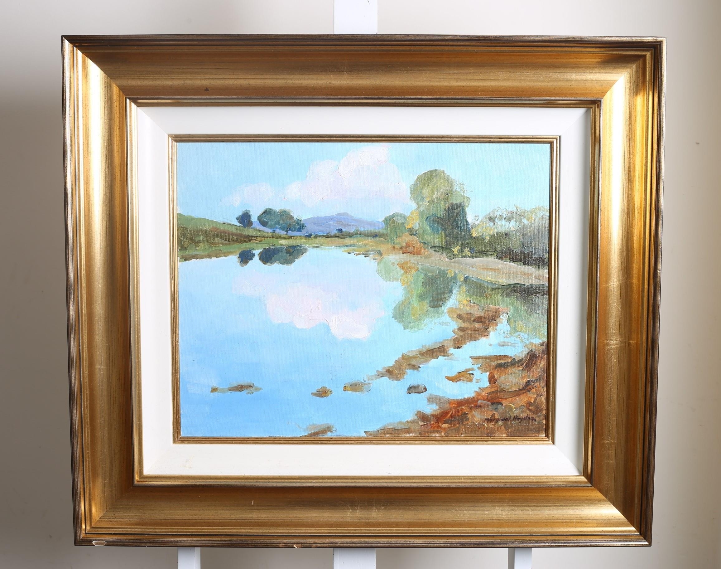 Margaret Hayden | Mountain Landscape with Pond | MutualArt