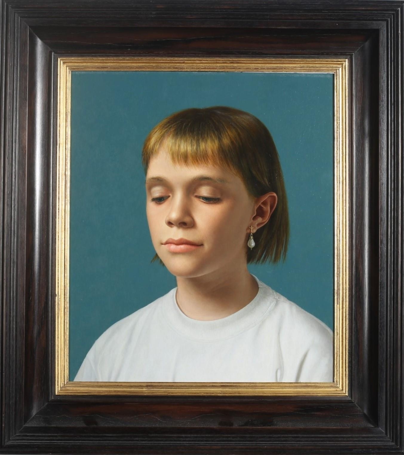 David Denby | Head and Shoulder Portrait of a Young Girl | MutualArt