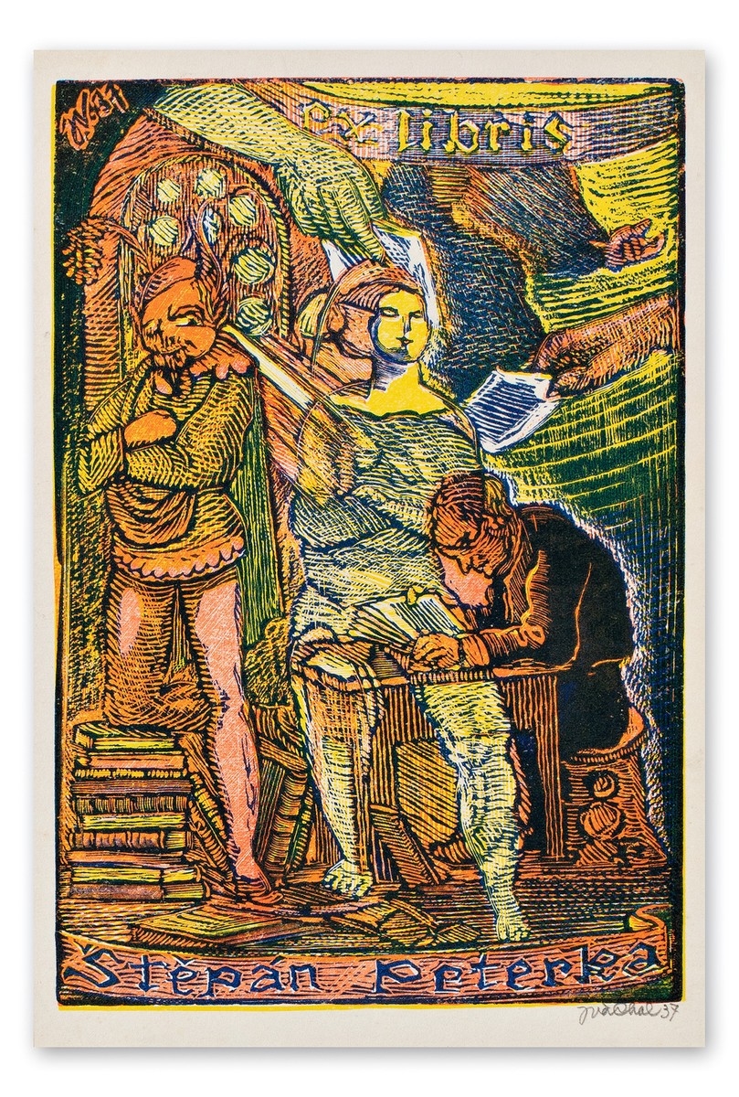 Josef Váchal | Ex libris Štěpán Peterka (1937) | MutualArt