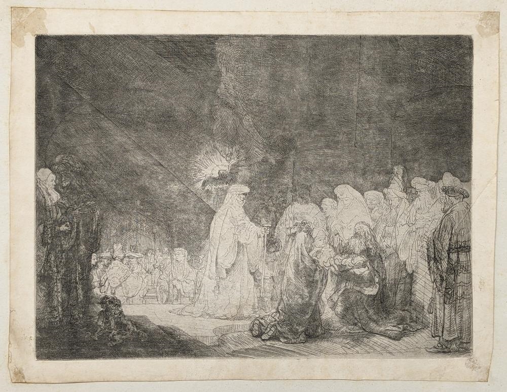 Rembrandt van Rijn | The Presentation in the Temple: Oblong Print ...
