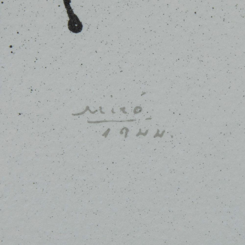 Joan Miró | Joan MIRO (1893-1983), lithograph Series Barcelona, with ...