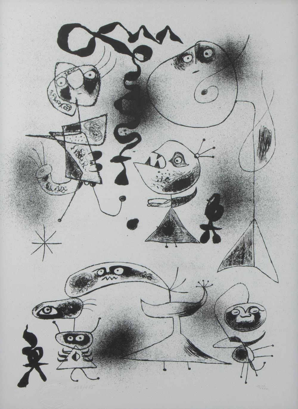 Joan Miró | Joan MIRO (1893-1983), lithograph Series Barcelona, with ...