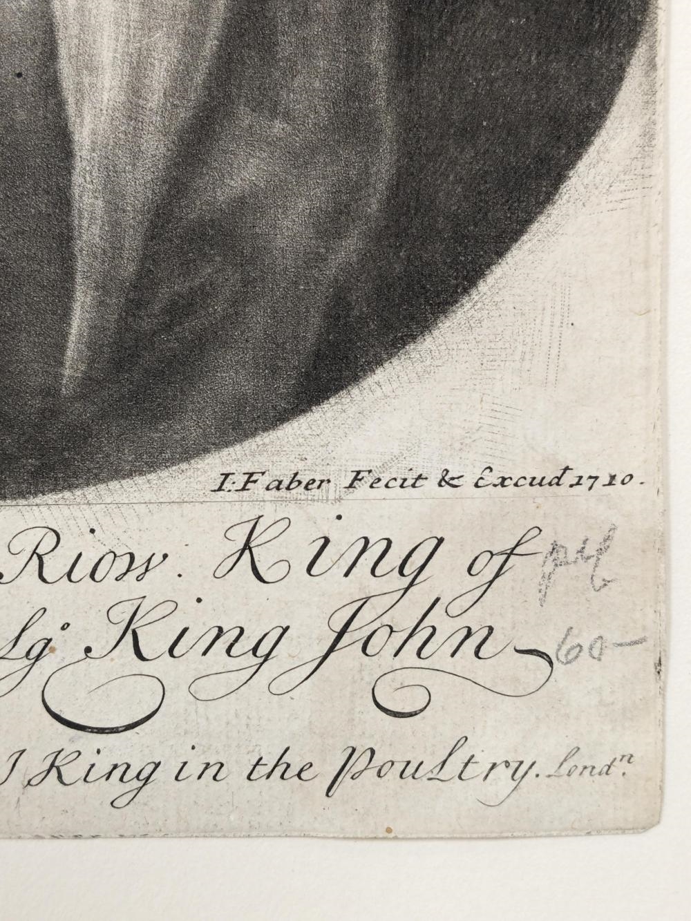 John Faber the Elder | Portrait of American Indian Chief King John of ...