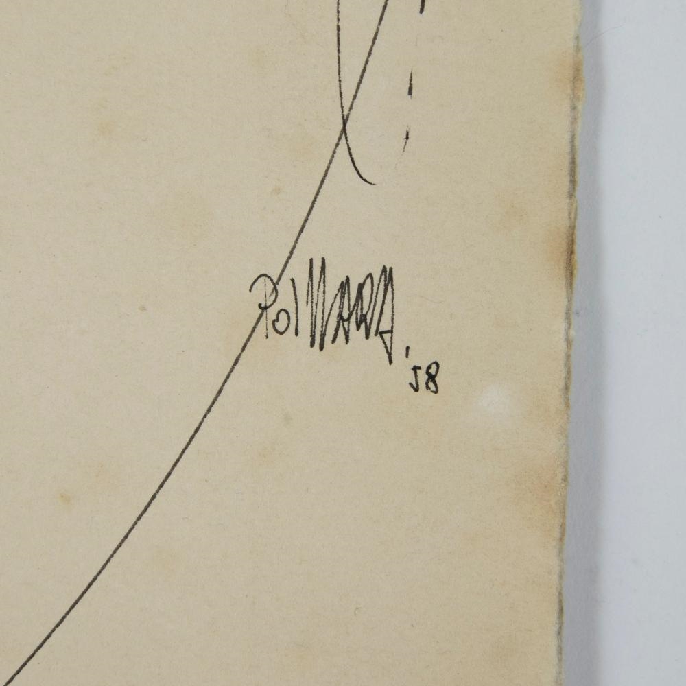 Pol Mara | Pol MARA (1920-1998), original ink drawing Untitled, signed ...