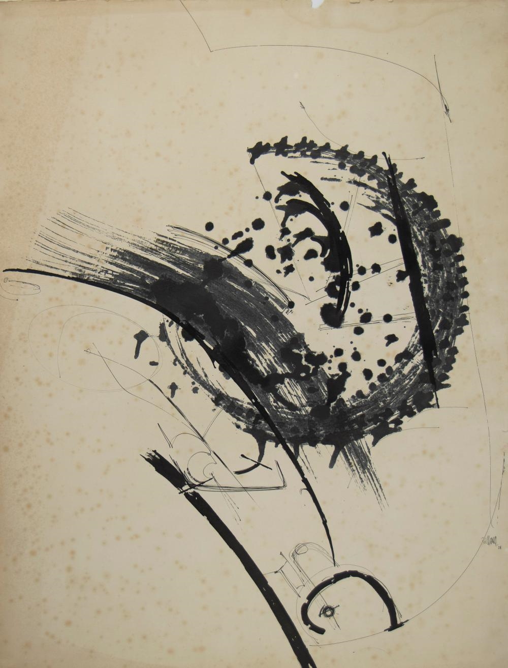 Pol Mara | Pol MARA (1920-1998), original ink drawing Untitled, signed ...