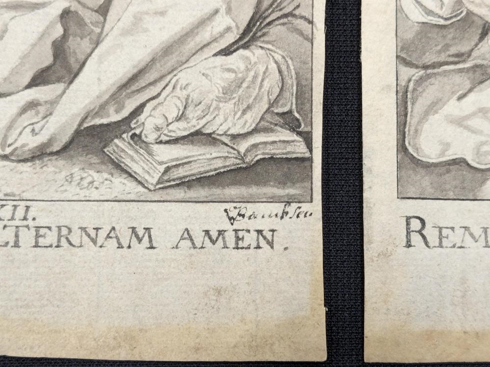 Hendrick Goltzius | Lot of 4 ink wash drawings after Hendrick Goltzius ...