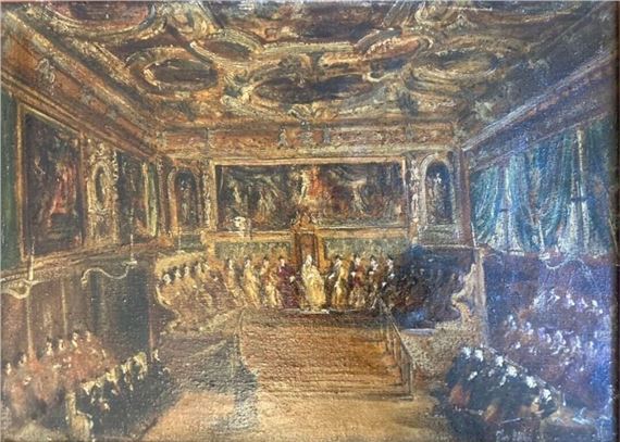 Henri Pelletier | The Religious Assembly (1942) | MutualArt
