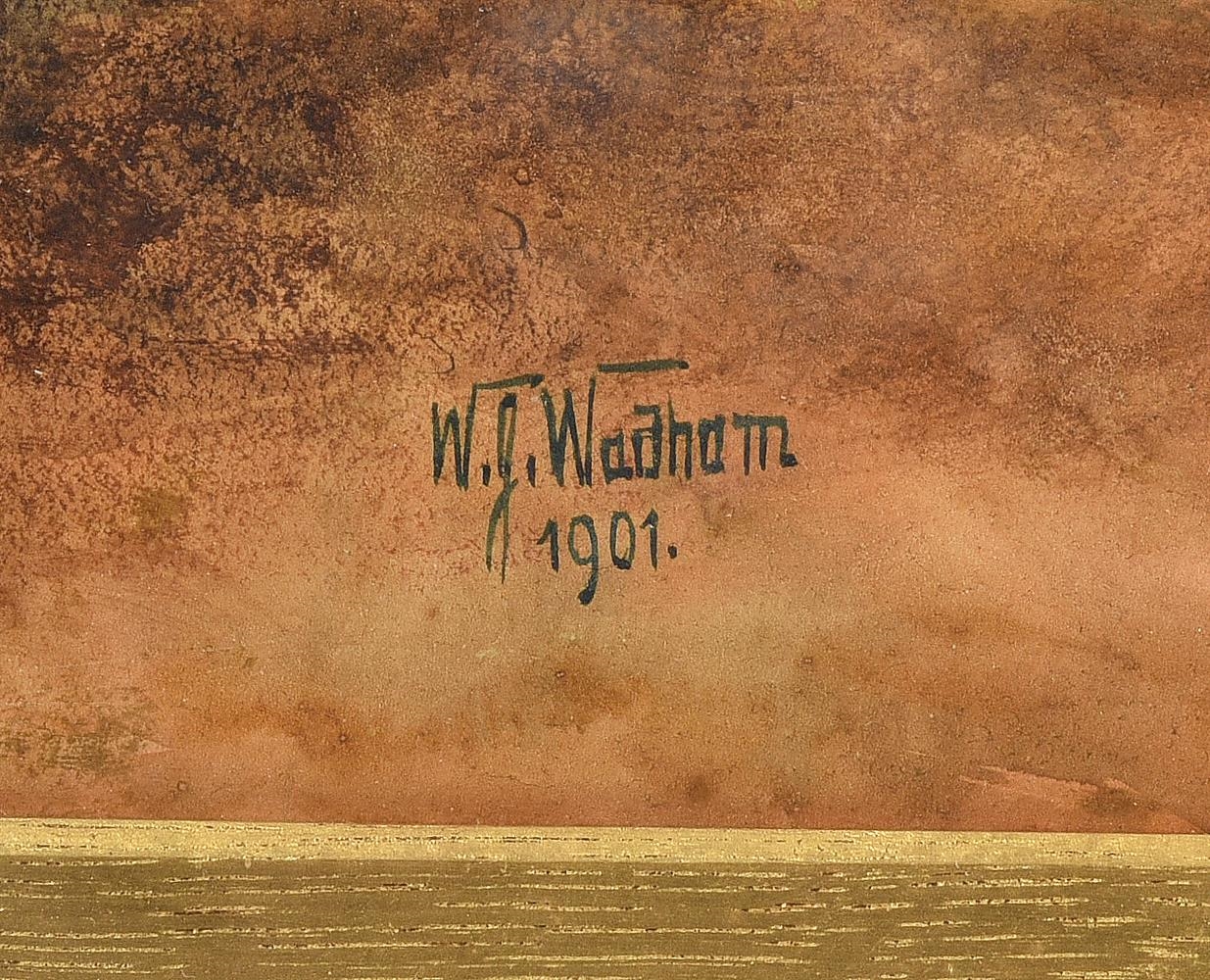 William Joseph Wadham | LAKE WAKATIPU (1901) | MutualArt