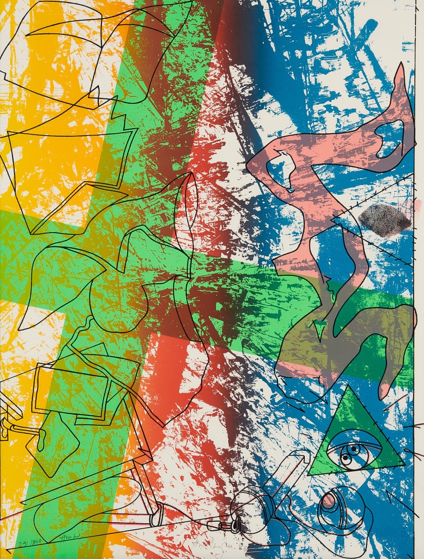 Hervé Télémaque | Hommes (1986) | MutualArt