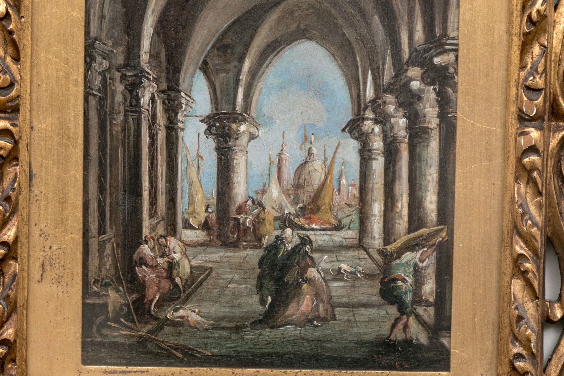 Giuseppe Ponga | Giuseppe Ponga (Italian, 1856 - 1925) Oil On Board ...