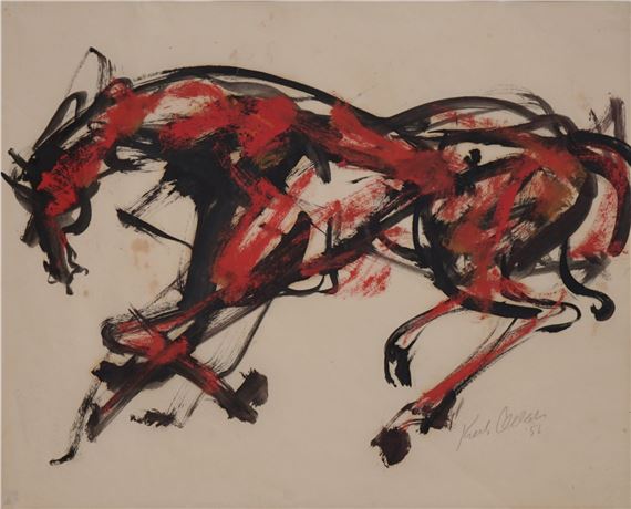 Kenneth Callahan | 'Horse' (1956) | MutualArt