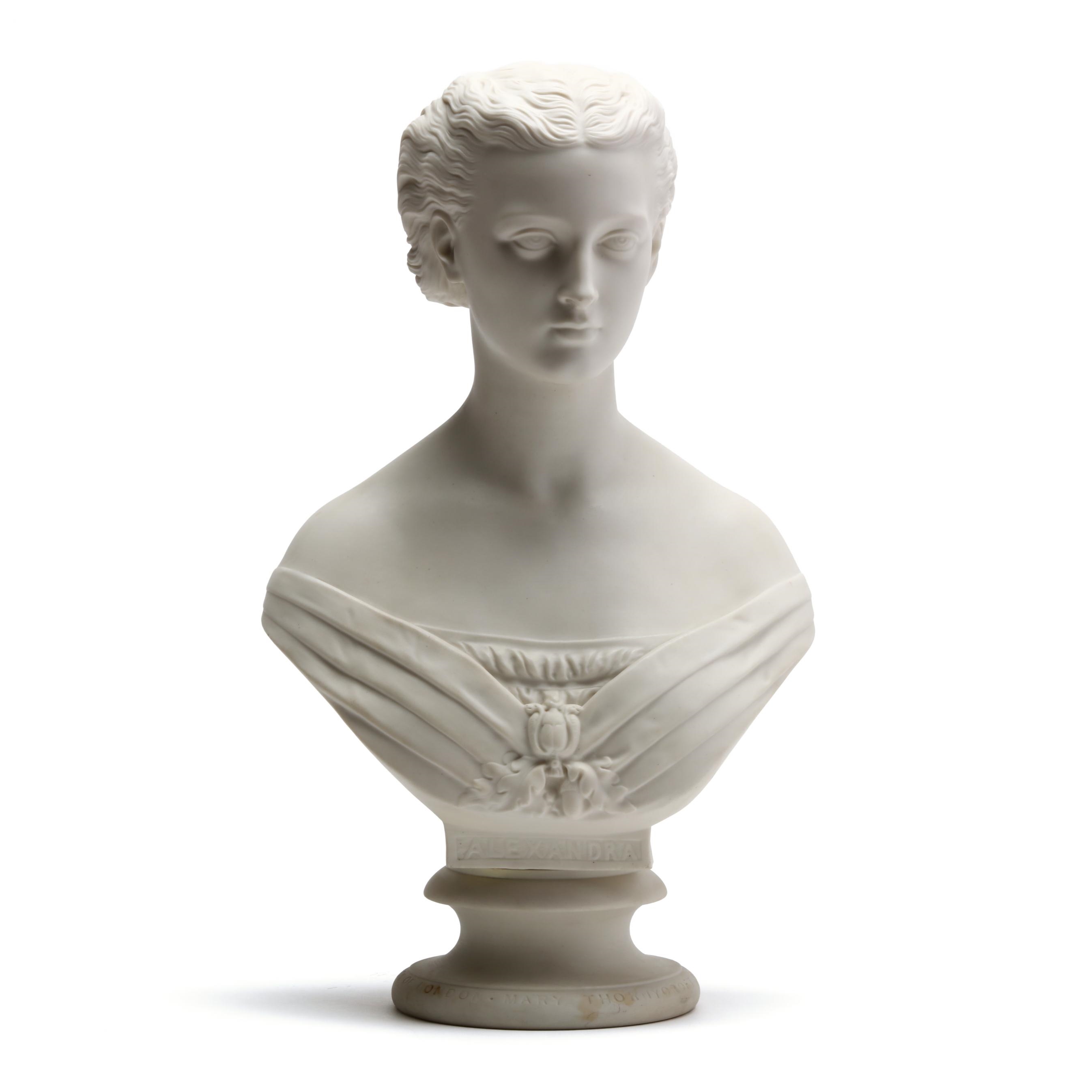 Mary Thornycroft | Copeland Parian Bust of Princess Alexandra of Wales ...